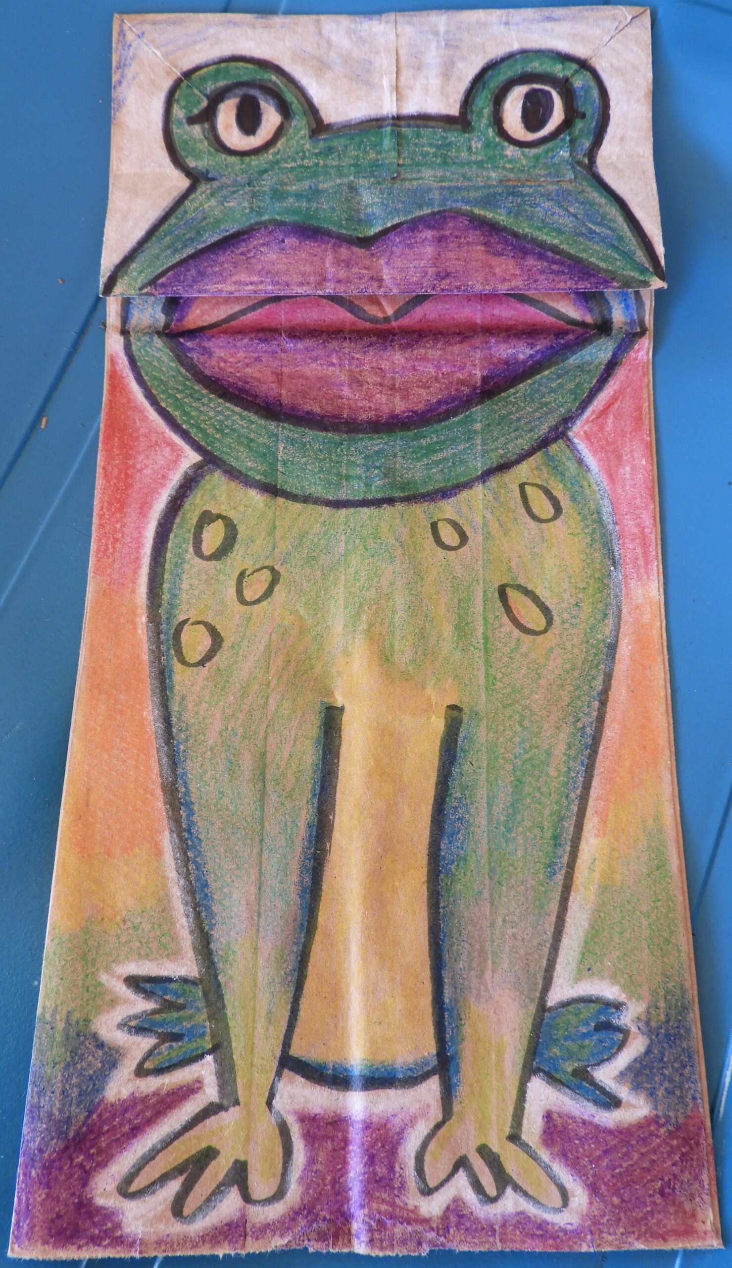 Art For Everyone! – Creating Paper Bag Frog Puppets – Oregon Kid